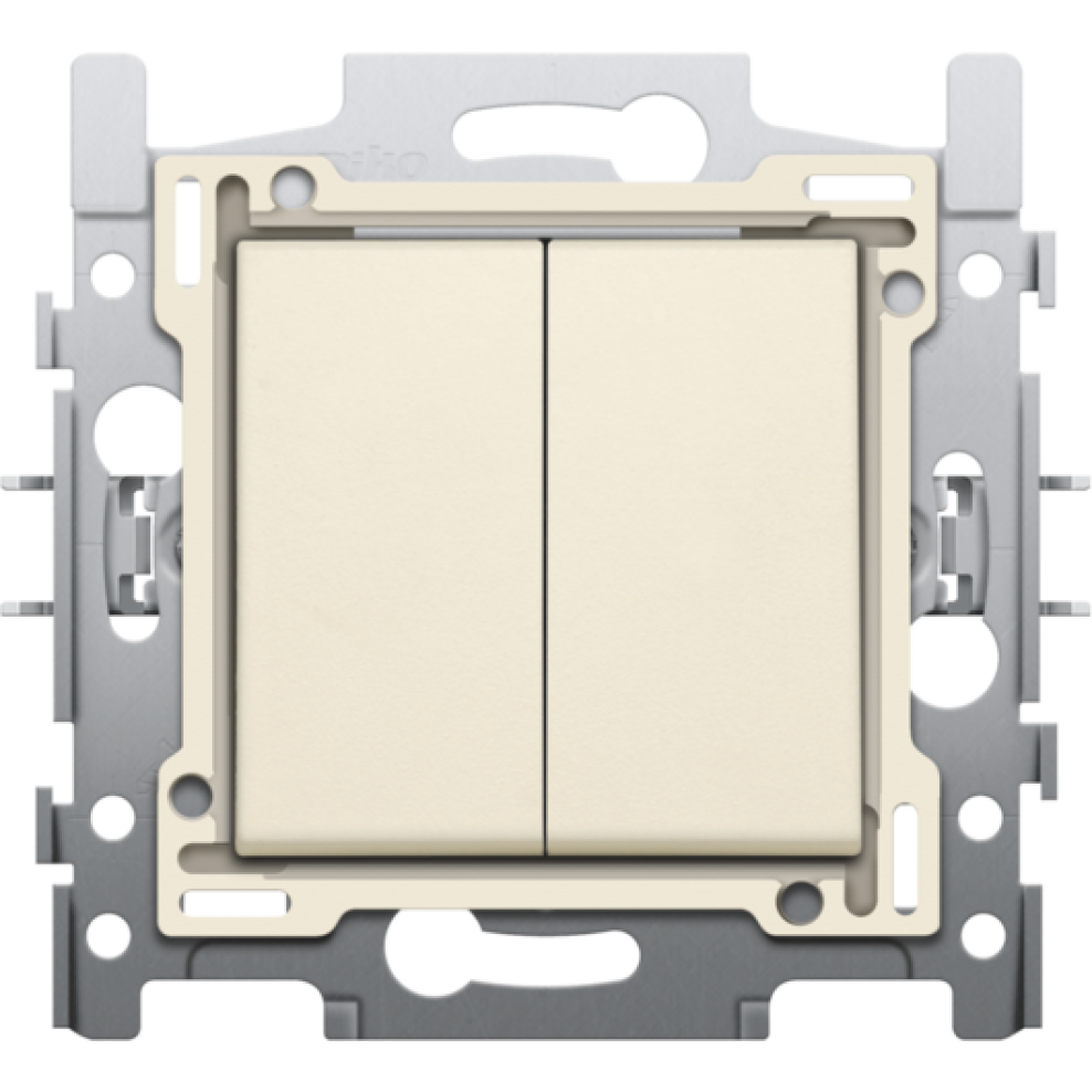 Serieschakelaar set Creme 100-61500 | Tecshop