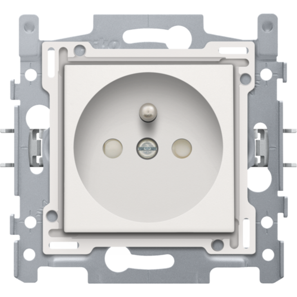 Stopcontact set 28,5mm White 101-66600 | Tecshop